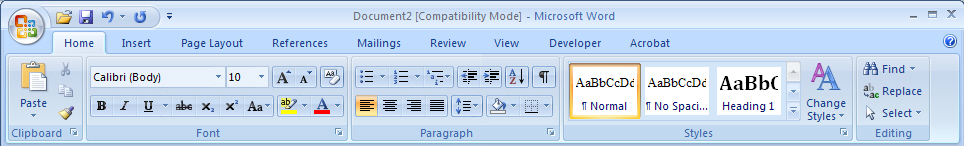 Free Office 2007 Ribbon Customizer - 404 Tech Support