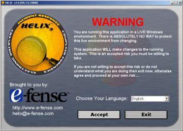 Helix - Computer Security Forensics - 404 Tech Support