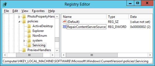 Server 2012: "You must use the Role Management Tool to install or ...